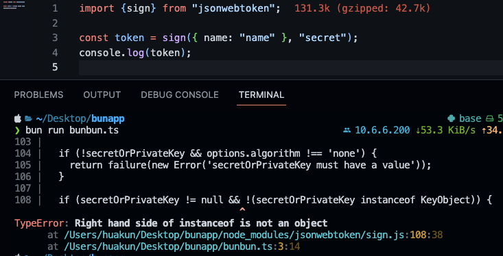 Implement `KeyObject` (`node:crypto`) · Issue #2036 · oven-sh/bun · GitHub