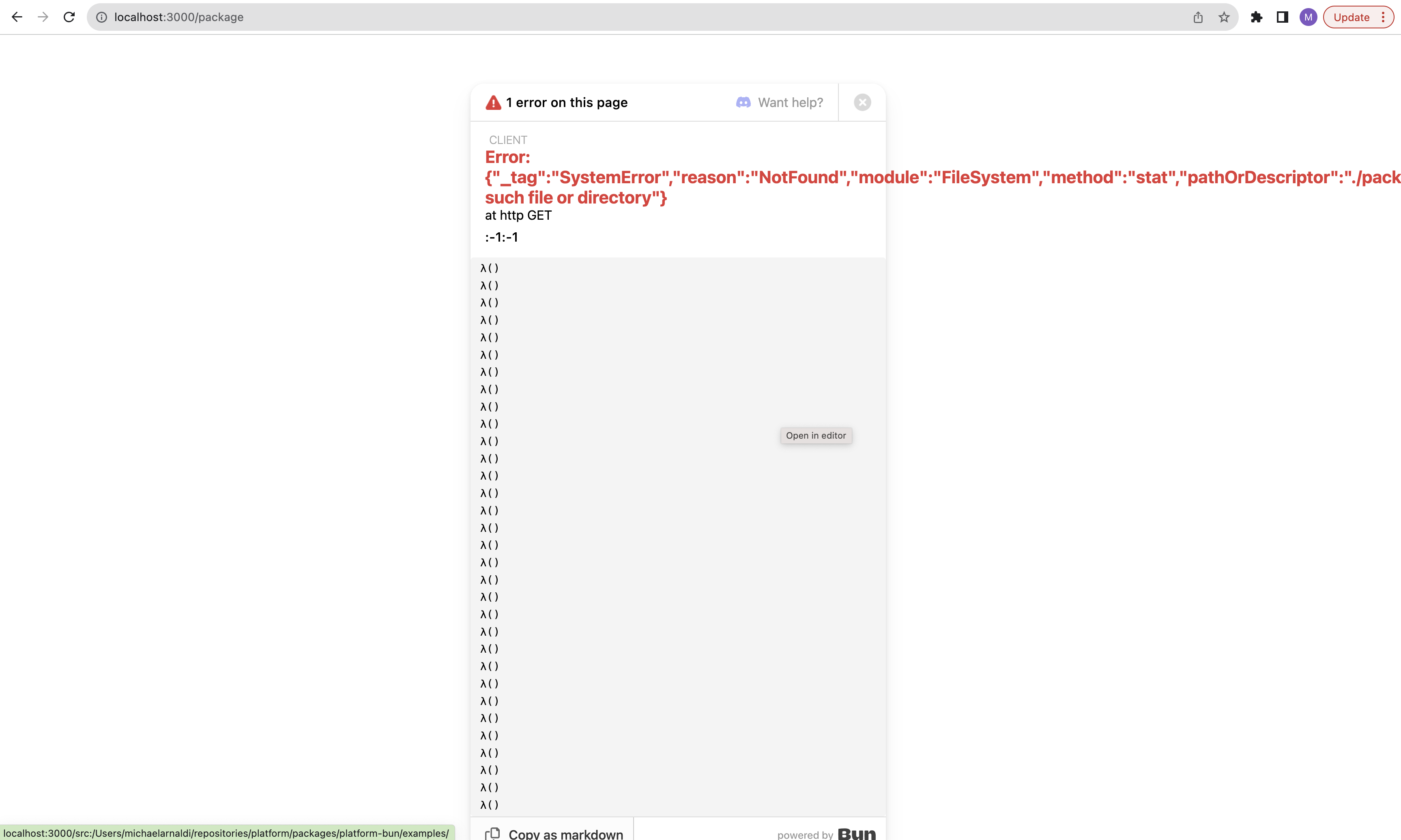 Redo Buns Error Modal · Issue 6813 · Oven Shbun · Github