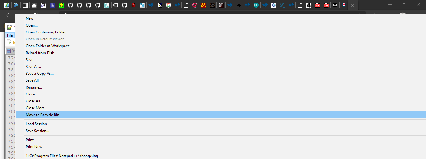 File Menu Issue · Issue #9106 · notepad-plus-plus/notepad-plus-plus · GitHub