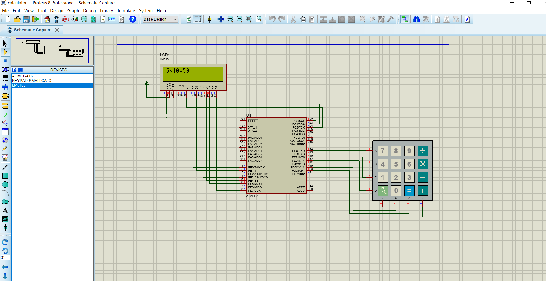 GitHub - EslamMohmed/Digital-Calculator-ATMega16-based: Simple calculator on ATMEGA16 ...