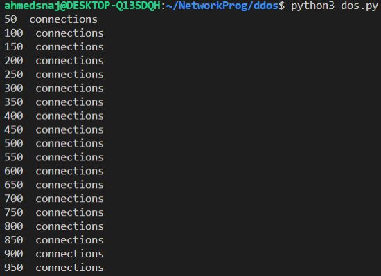 GitHub - ahmedsnaj30/DoS: Simple Denial-of-Service attack