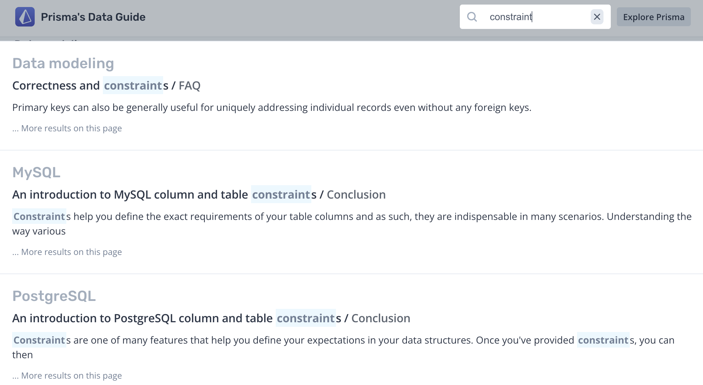 feature: algolia search by carlagn · Pull Request #361 · prisma/dataguide · GitHub
