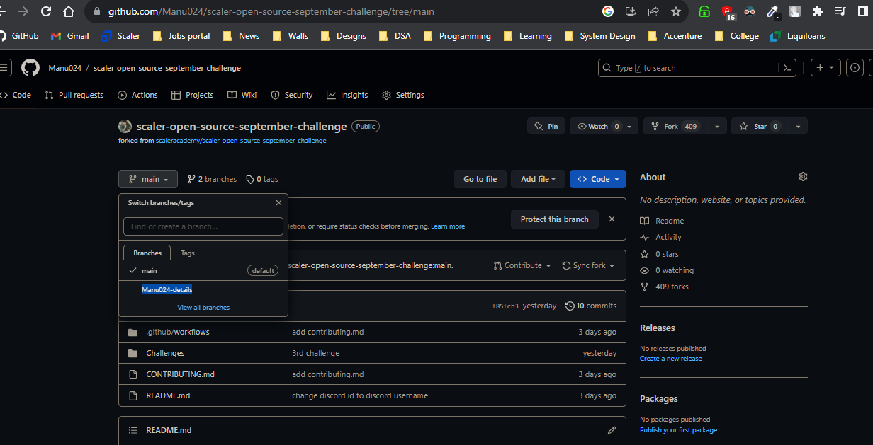 Challenge#1 : Manu · Issue #92 · scaleracademy/scaler-open-source-september-challenge · GitHub