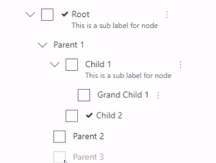 PNP Treeview control is not working as excepted on binding the dynamic ...