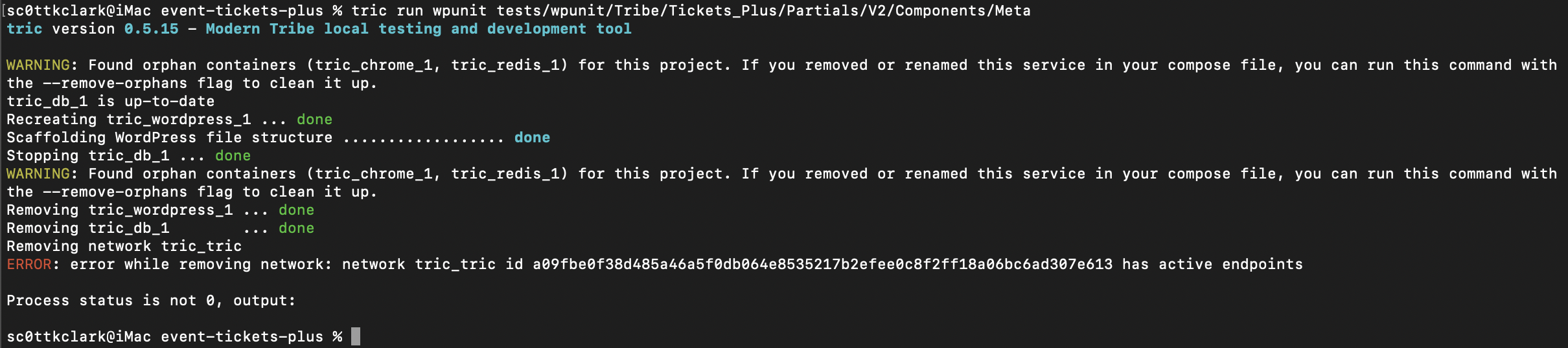 Containers leftover after an initial tric run prevent future runs from working · Issue #63 ...