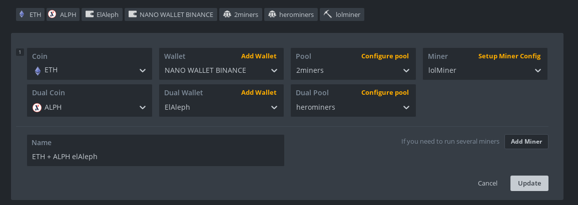 Error trying to mine Dual mode ETH + ALEPHIUM various versions · Issue #1600 · Lolliedieb ...