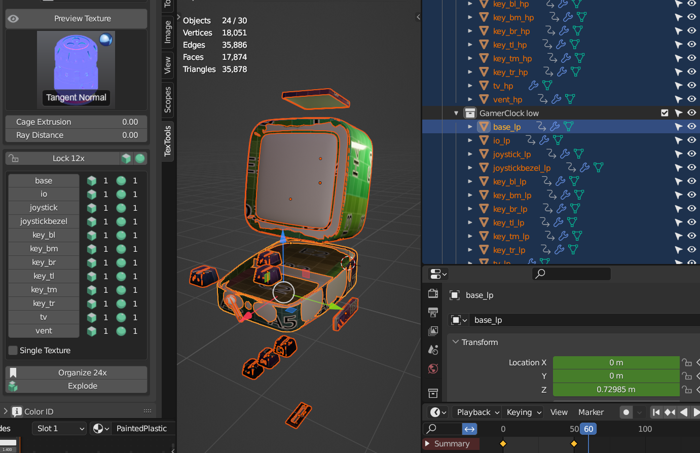 Explode setting keys but not moving objects · Issue #155 · franMarz/TexTools-Blender · GitHub