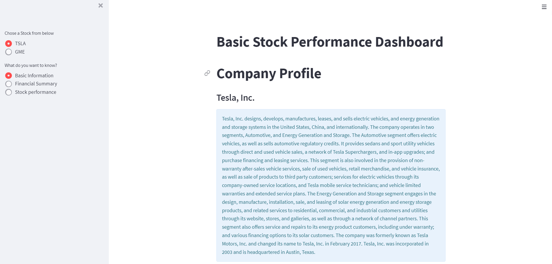 GitHub - maikhanhtruong/Stock-Dashboard: Streamlit and Plotly Project ...