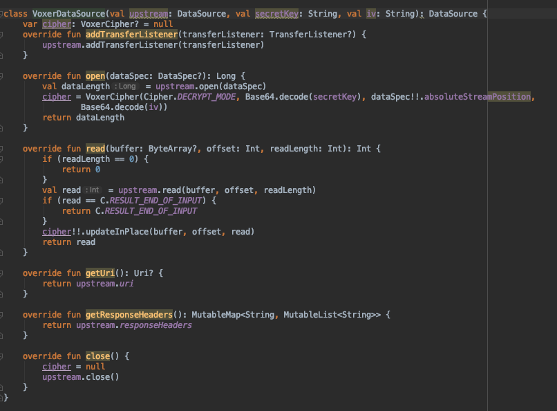 Decrypting data source question · Issue #6122 · google/ExoPlayer · GitHub