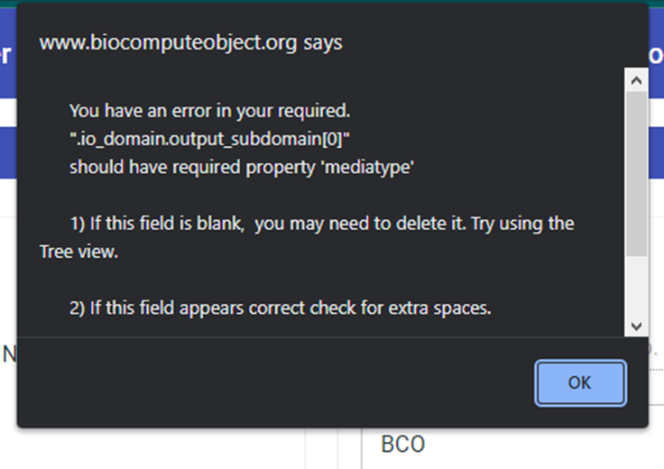Media type error message · Issue #138 · biocompute-objects/portal · GitHub