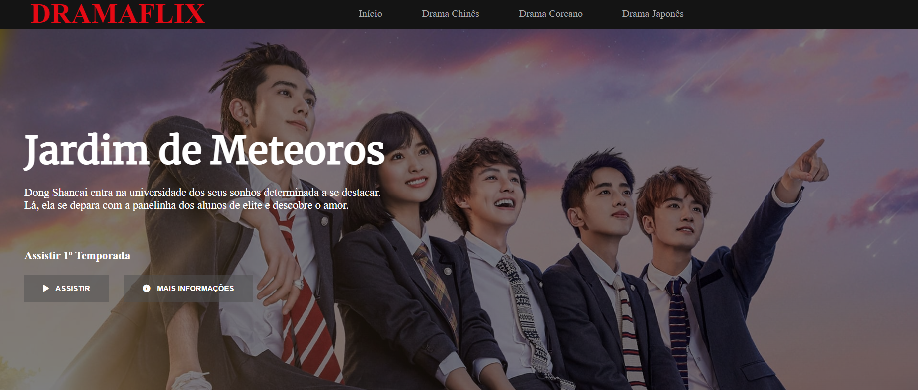 GitHub - betafontes/dramaflix: eu recriei a interface principal da Netflix