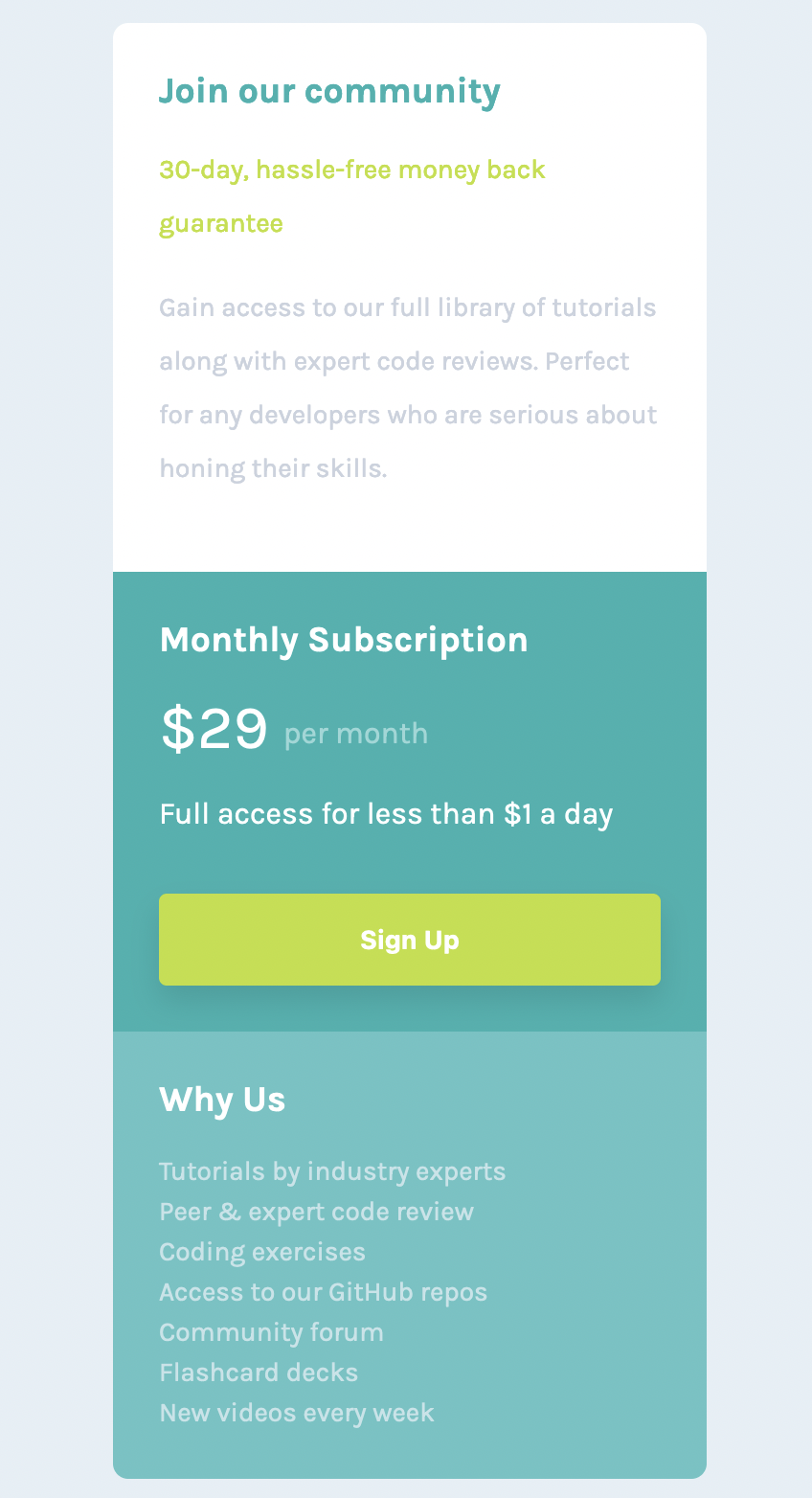 Github Maxkdavis Pricing Grid Component Pricing Component Using Css