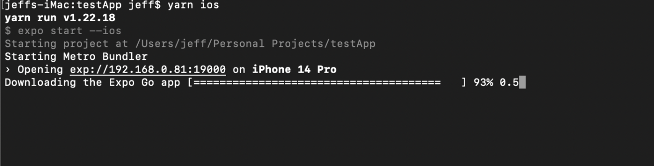 Expo Go Is Not Downloading On Ios Simulator On Macm1 Chip Xcode 14 Macos Ventura 13 · Issue 2277
