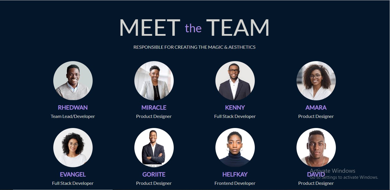 Implement UI of the Meet the Team · Issue #149 · zuri-training/AuthWiki_Team9 · GitHub