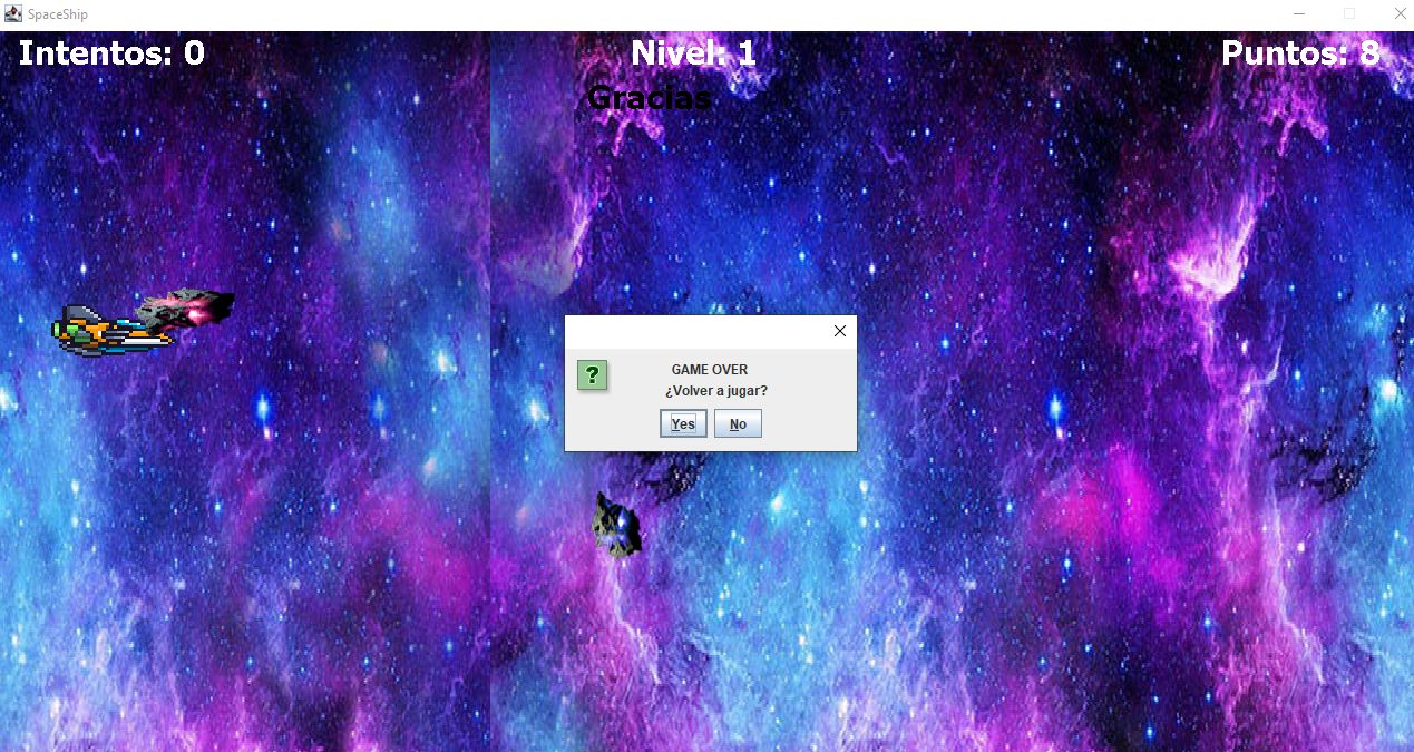 GitHub - analamour/JuegoSpaceShip: Juego realizado en JAVA