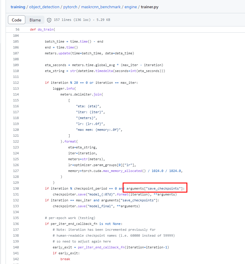 Maskrcnn Bug When Maskrcnn Saves Checkpoint After Training An Error