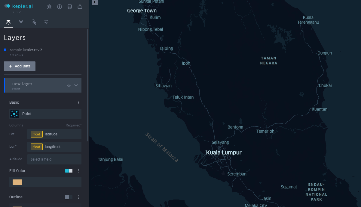 Data not being displayed in the map · Issue #636 · keplergl/kepler.gl · GitHub