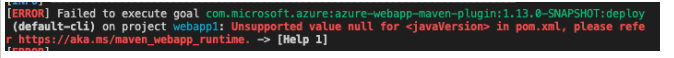 Pop up error when user skip the configuration. · Issue #1280 · microsoft/azure-maven-plugins ...