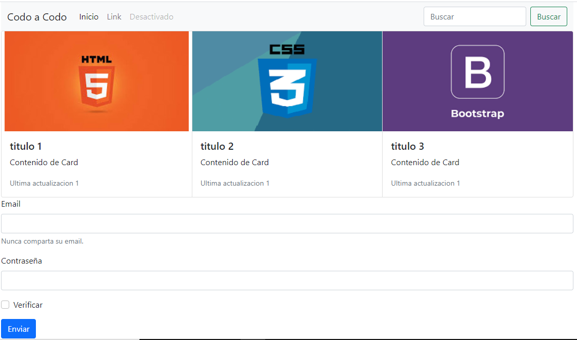 GitHub - carlavg/Actividad-pr-ctica-obligatoria-Bootstrap: Ingresá en ...