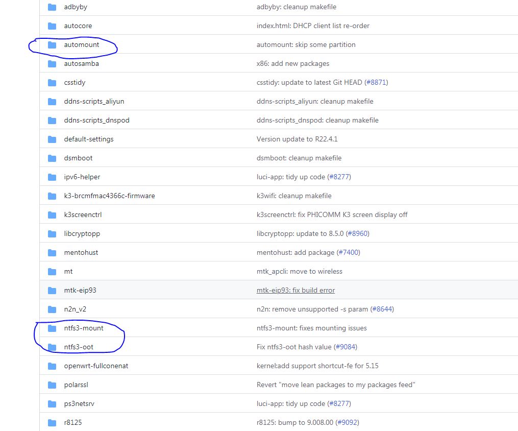 原版openwrt21.02 5.4.154 能用ntfs3吗。ntfs-3g有点慢。 · Issue #9258 · coolsnowwolf/lede · GitHub