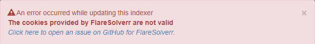 [mteamtp] (updating) The cookies provided by FlareSolverr are not valid · Issue #518 ...
