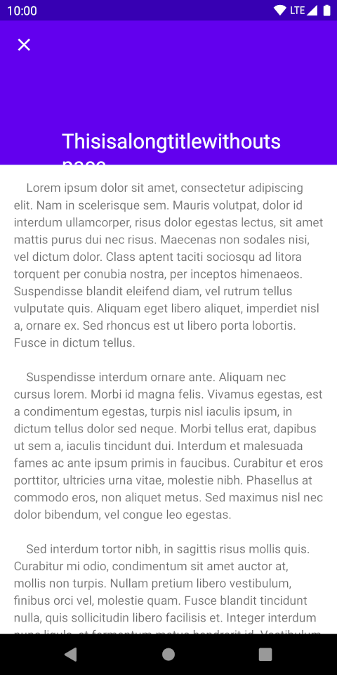Collapsingtoolbarlayout A Title Without Space Isnt Displayed Correctly · Issue 1201