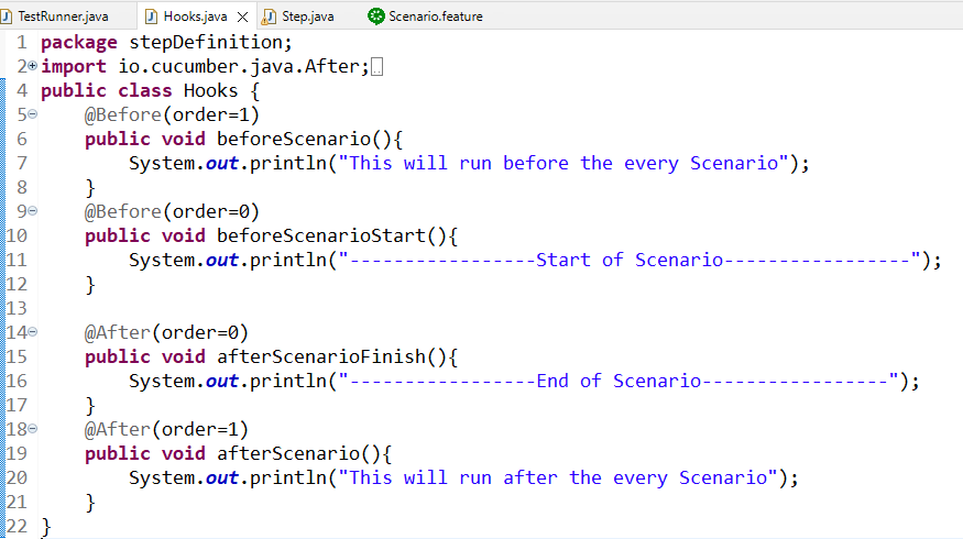 Github Naimiatef Ordre Execution Des Hooks In Cucumber