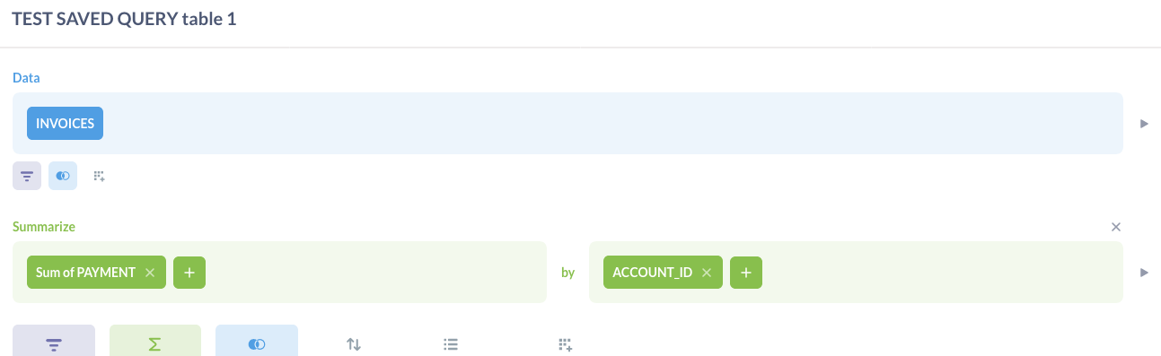 Summarize button breaks if custom column with ratio between 2 aggregated columns from saved ...