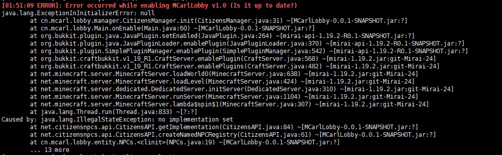 no implementation set · Issue #2928 · CitizensDev/Citizens2 · GitHub