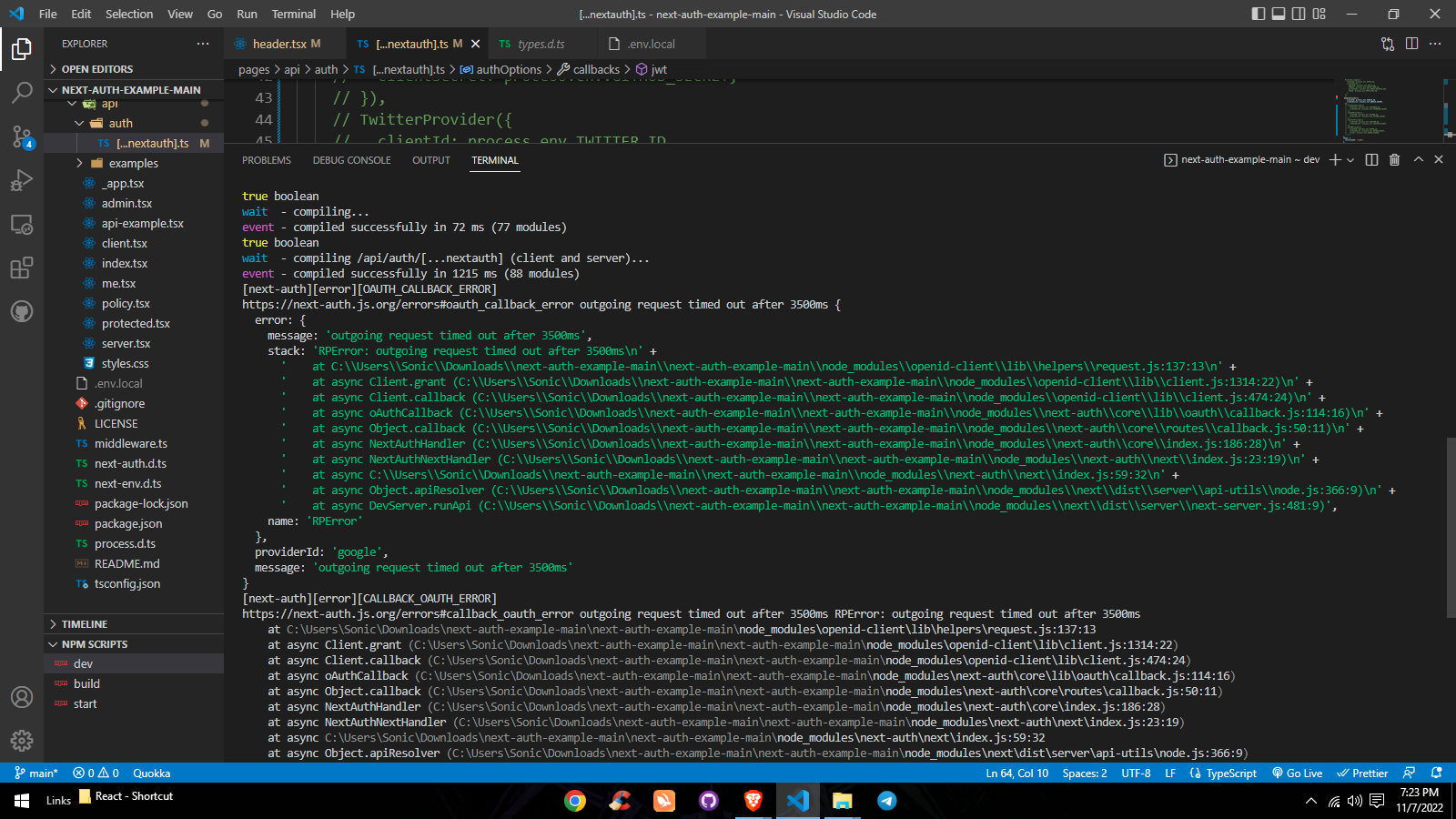 Can't use google signin in localhost · Issue #5751 · nextauthjs/next-auth · GitHub