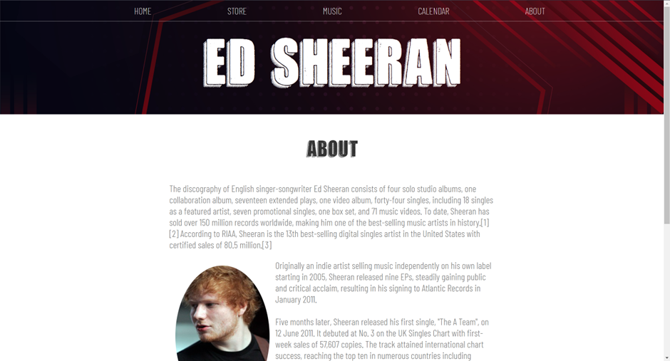 GitHub - TOXiC-G/FanPage: Simple website about Ed Sheeran as a web development first project.