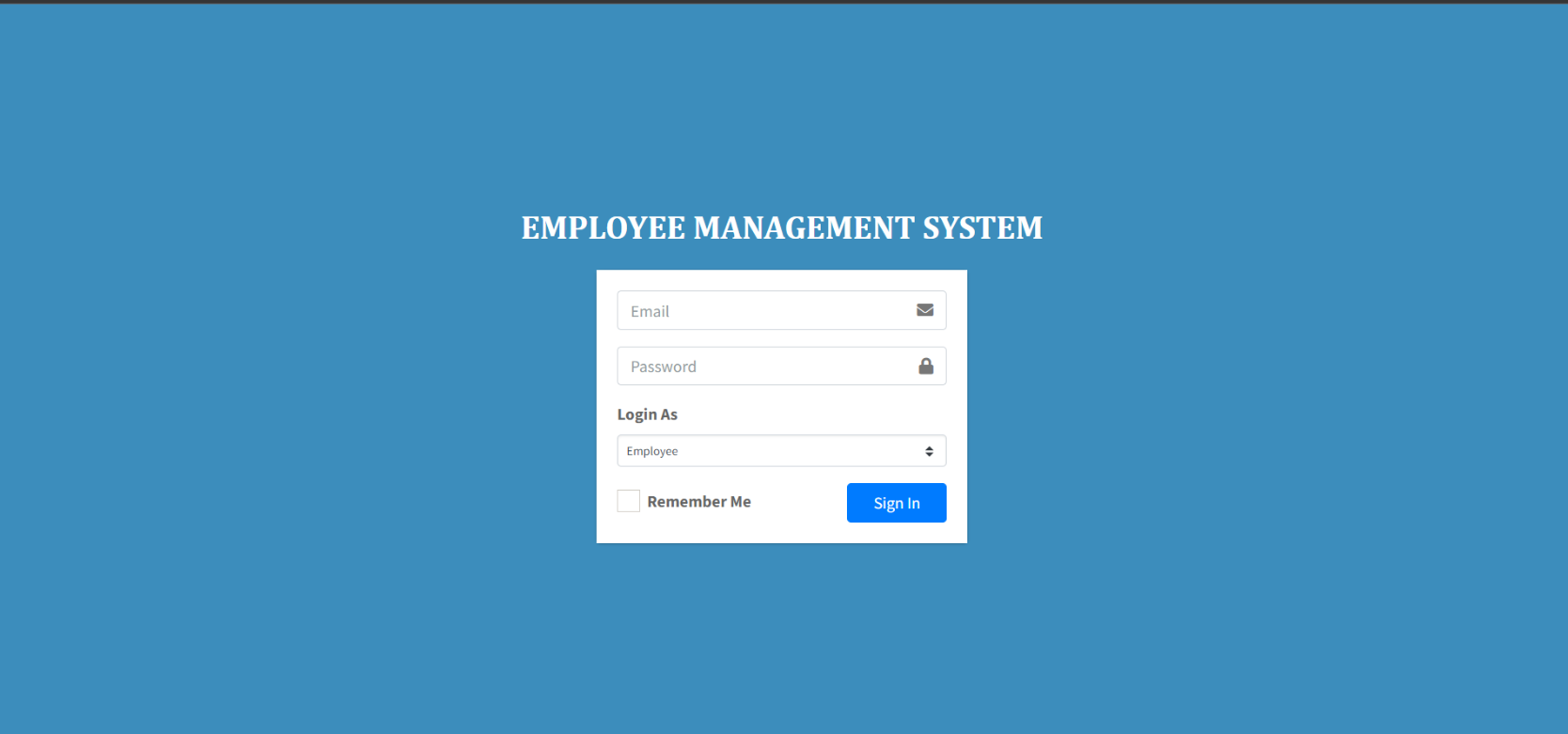 GitHub - aman231217/EMPLOYEE_MANAGEMENT_SYSTEM: It is a web based ...