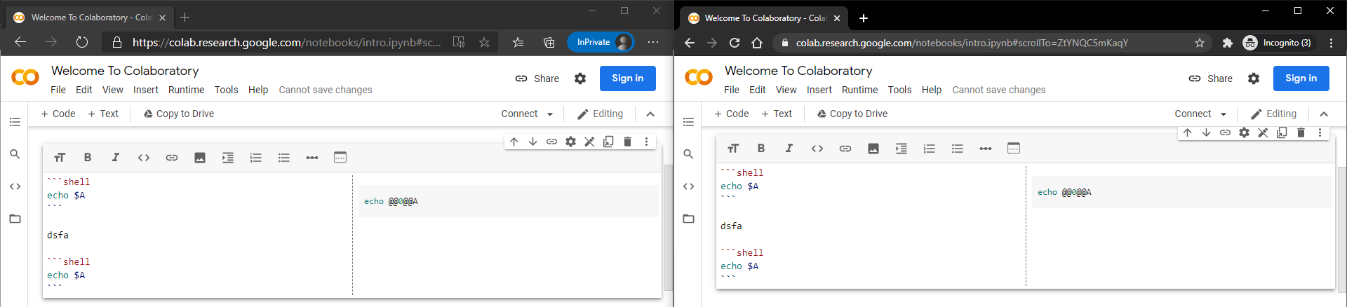 Wrong parsing for the dollar sign "$" in shell code-blocks · Issue ...