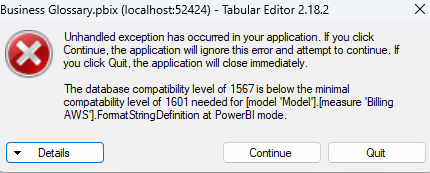 Copy and paste measure with dynamic format string in a target without ...