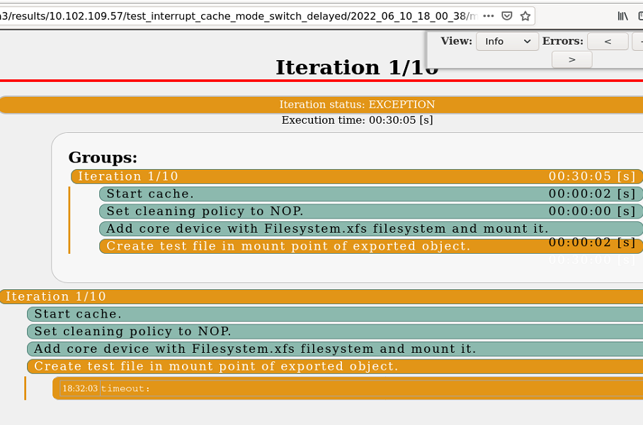 CAS hangs after file operations with filesystems ext3, xfs · Issue #1228 · Open-CAS/open-cas ...