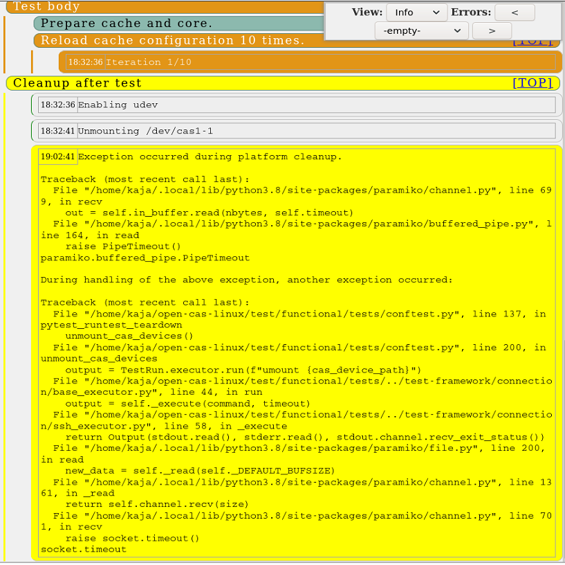 CAS hangs after file operations with filesystems ext3, xfs · Issue #1228 · Open-CAS/open-cas ...