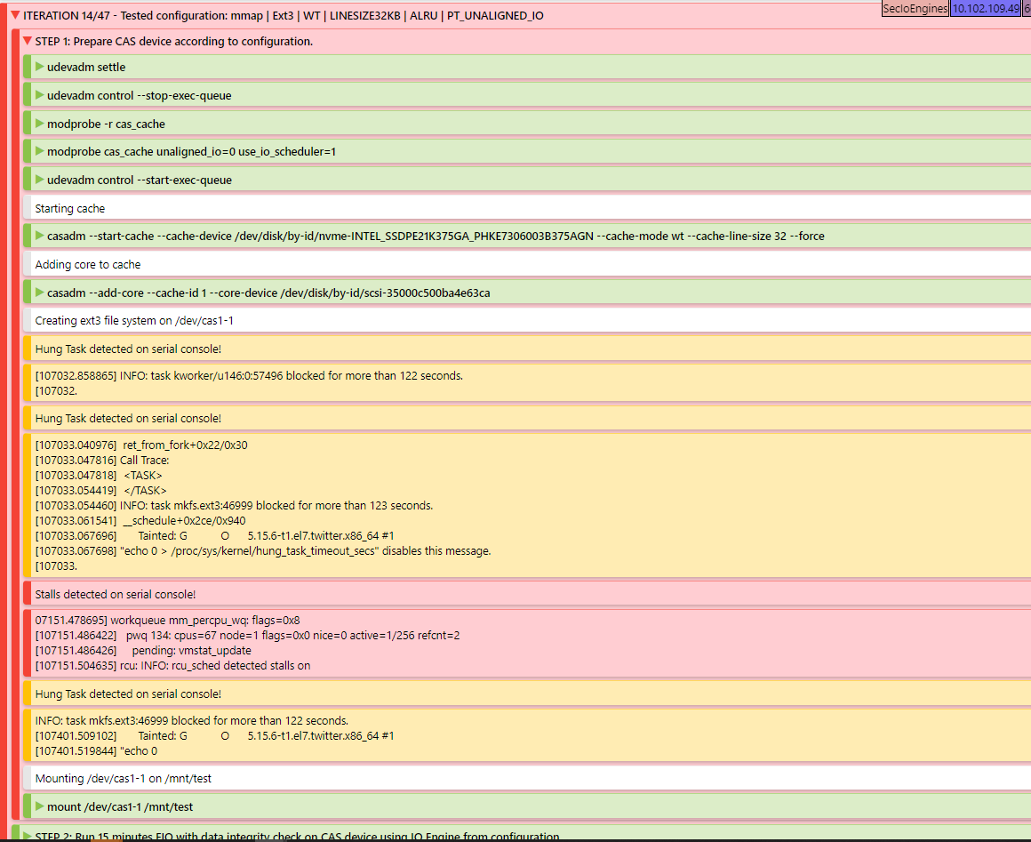 hung tasks after creating file system on cas1-1 · Issue #1232 · Open-CAS/open-cas-linux · GitHub
