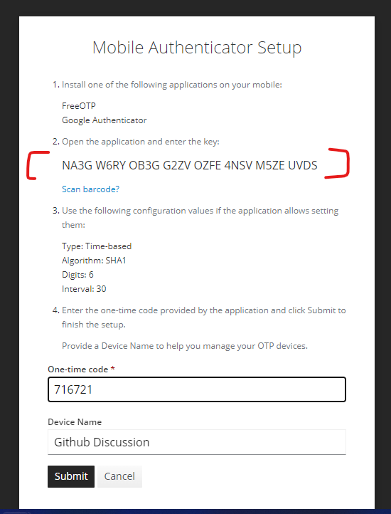 Importing users and totp credentials? · keycloak keycloak · Discussion #15334 · GitHub