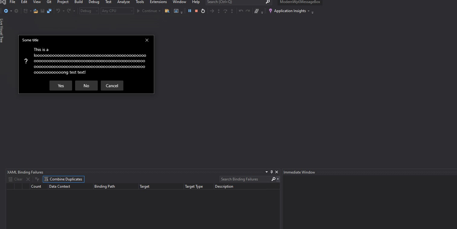 Messagebox not center in screen when no window is visible · Issue #4 · OpenByteDev/ModernWpf ...
