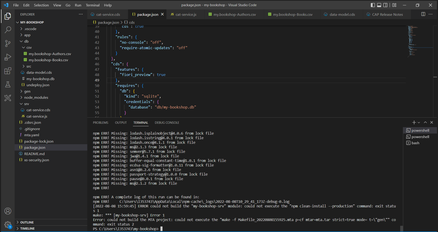Deploy a CAP Business Service to SAP Business Technology Platform · Issue #18715 · sap-tutorials ...