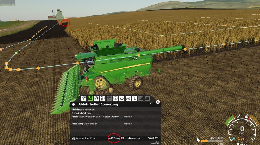 Course Generator - Lands pattern: change from headland to center ...