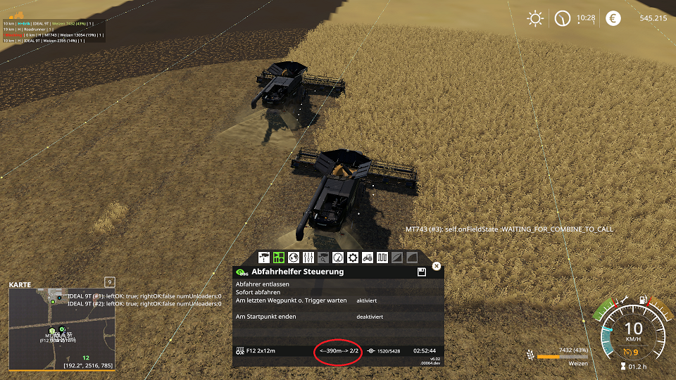 Course Generator - Lands pattern: change from headland to center ...