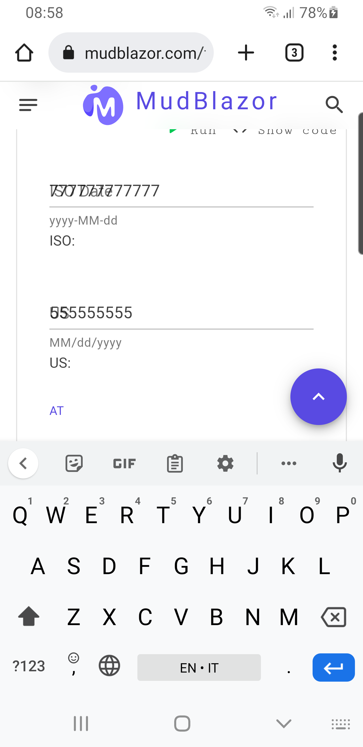 DateMask not working on Chrome of Android · Issue #5794 · MudBlazor/MudBlazor · GitHub