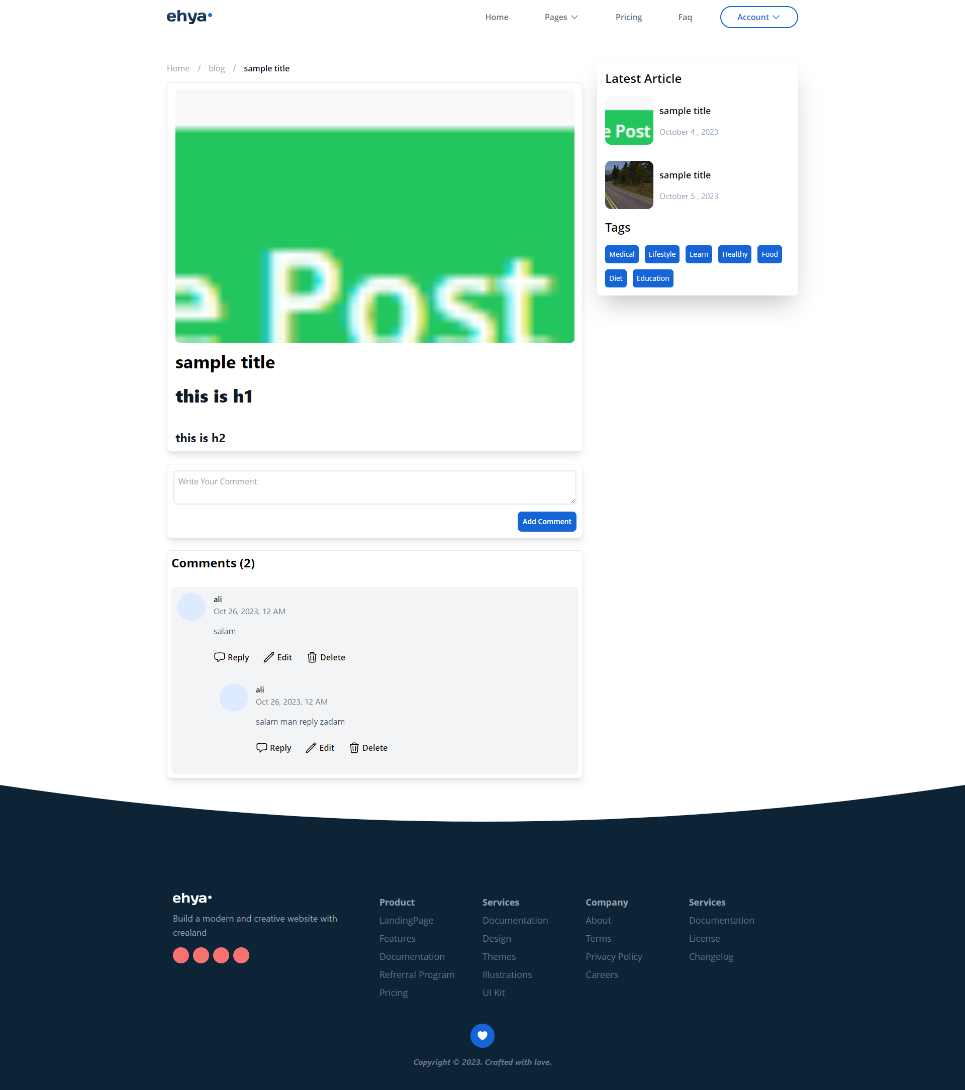 GitHub - alifcpr/Article-webapp