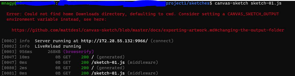Live reloading not working properly · Issue #194 · mattdesl/canvas-sketch · GitHub