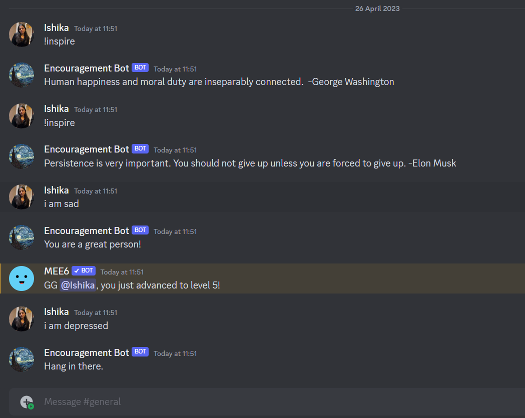 GitHub - Ishika-Jaiswal/Discord-Bot: a bot that gives out inspirational ...