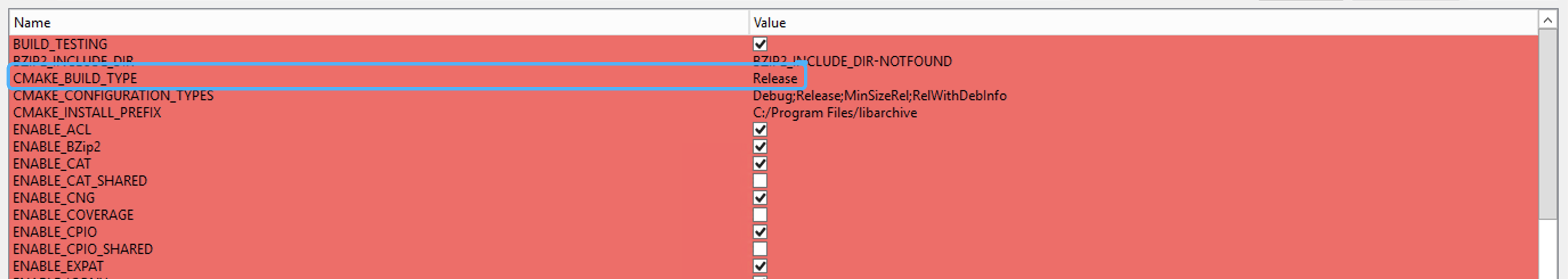 Windows build with VS2017 always get build type DEBUG · Issue #1809 · libarchive/libarchive · GitHub
