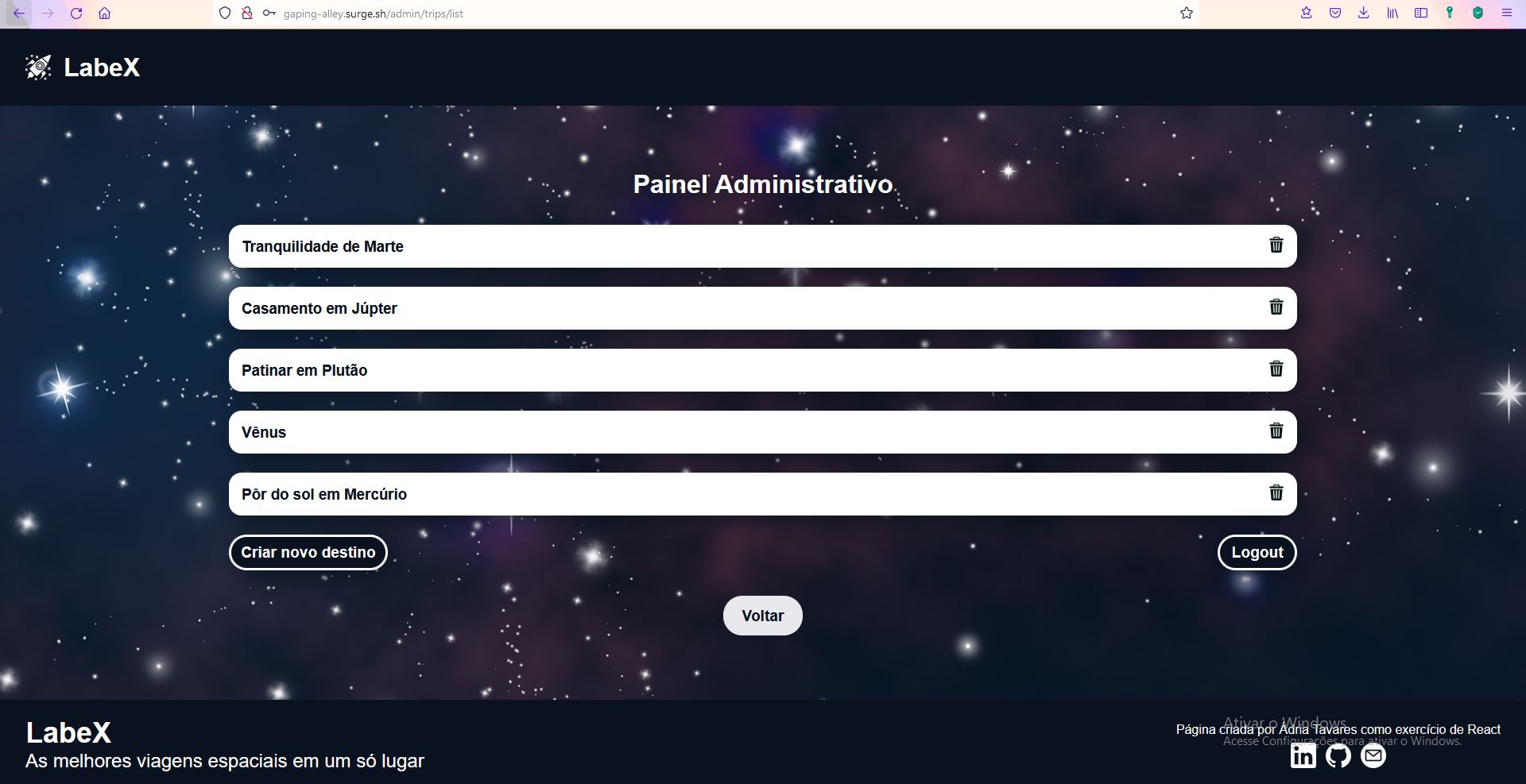 GitHub - adriatls/LabeX: Projeto desenvolvido na 10ª semana do bootcamp Web FullStack da Labenu ...