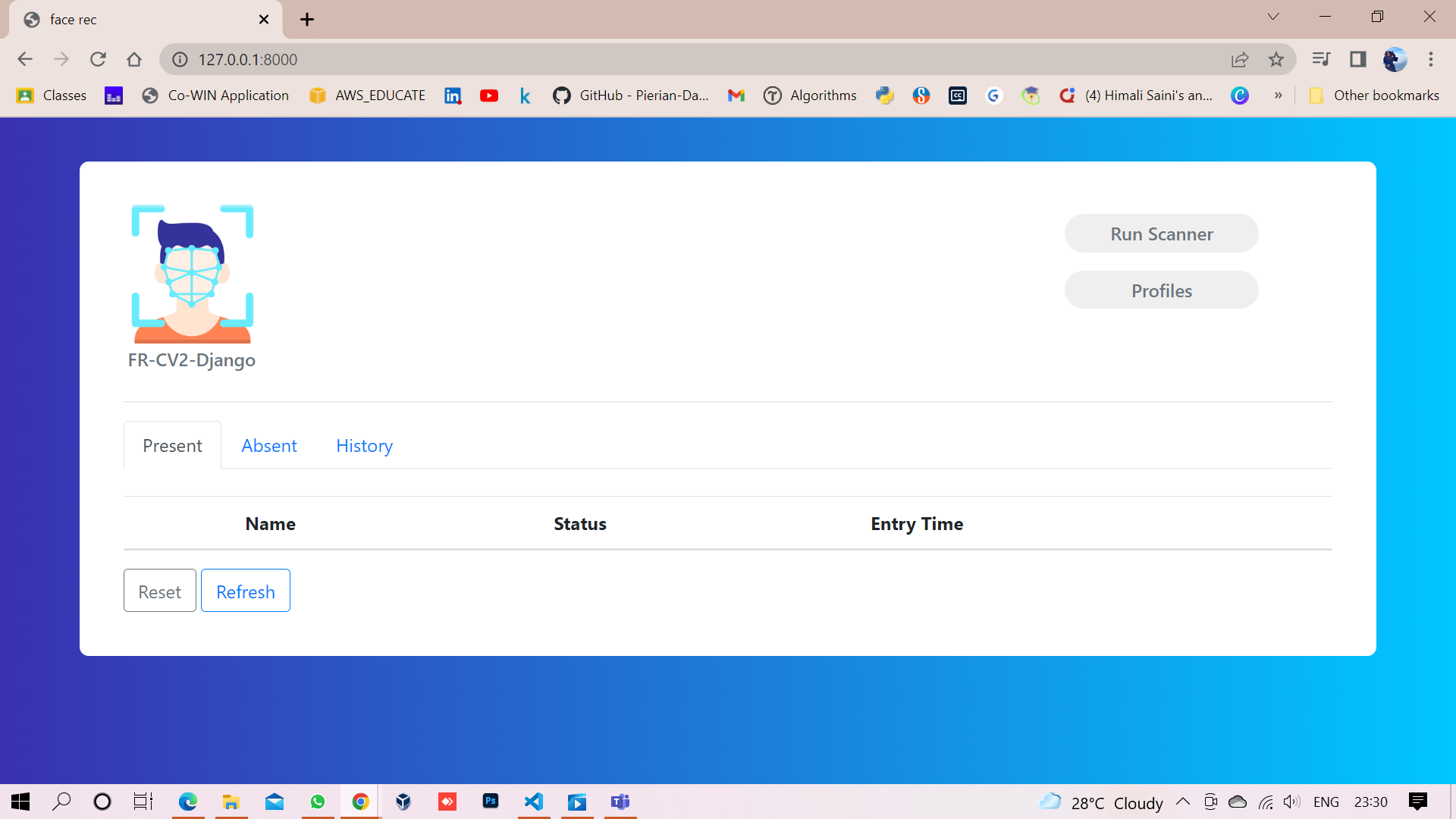 GitHub - Soujannya-coder/Attendance-System-Using-Face-Recognition