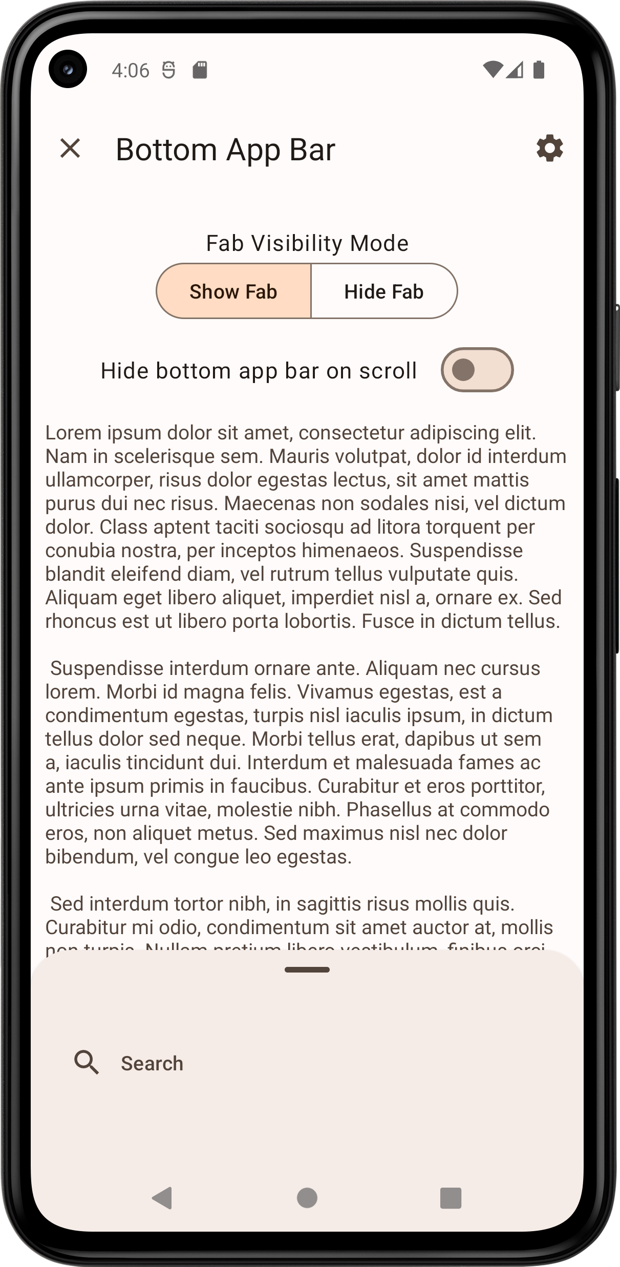 [Catalog][Bottom App Bar] corners of bottom sheet are not rounded · Issue #2969 · material ...